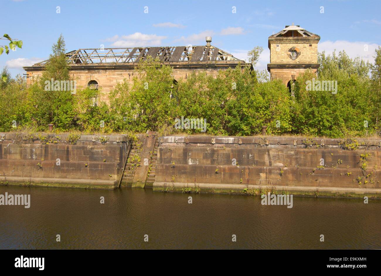 Pump house at Govan Graving Docks in Glasgow, Scotland Stock Photo - Alamy