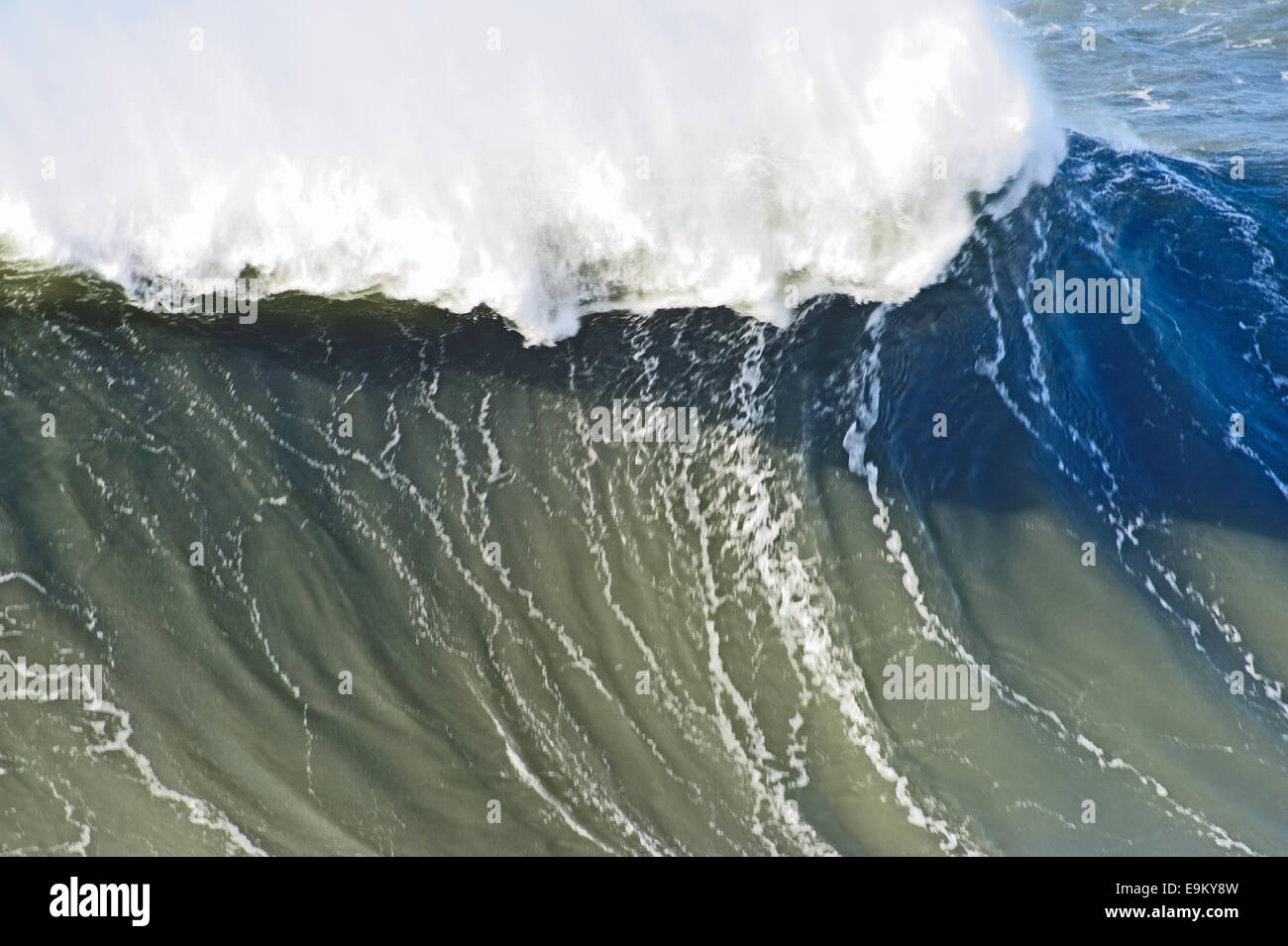 Big Atlantic wave close up Stock Photo - Alamy