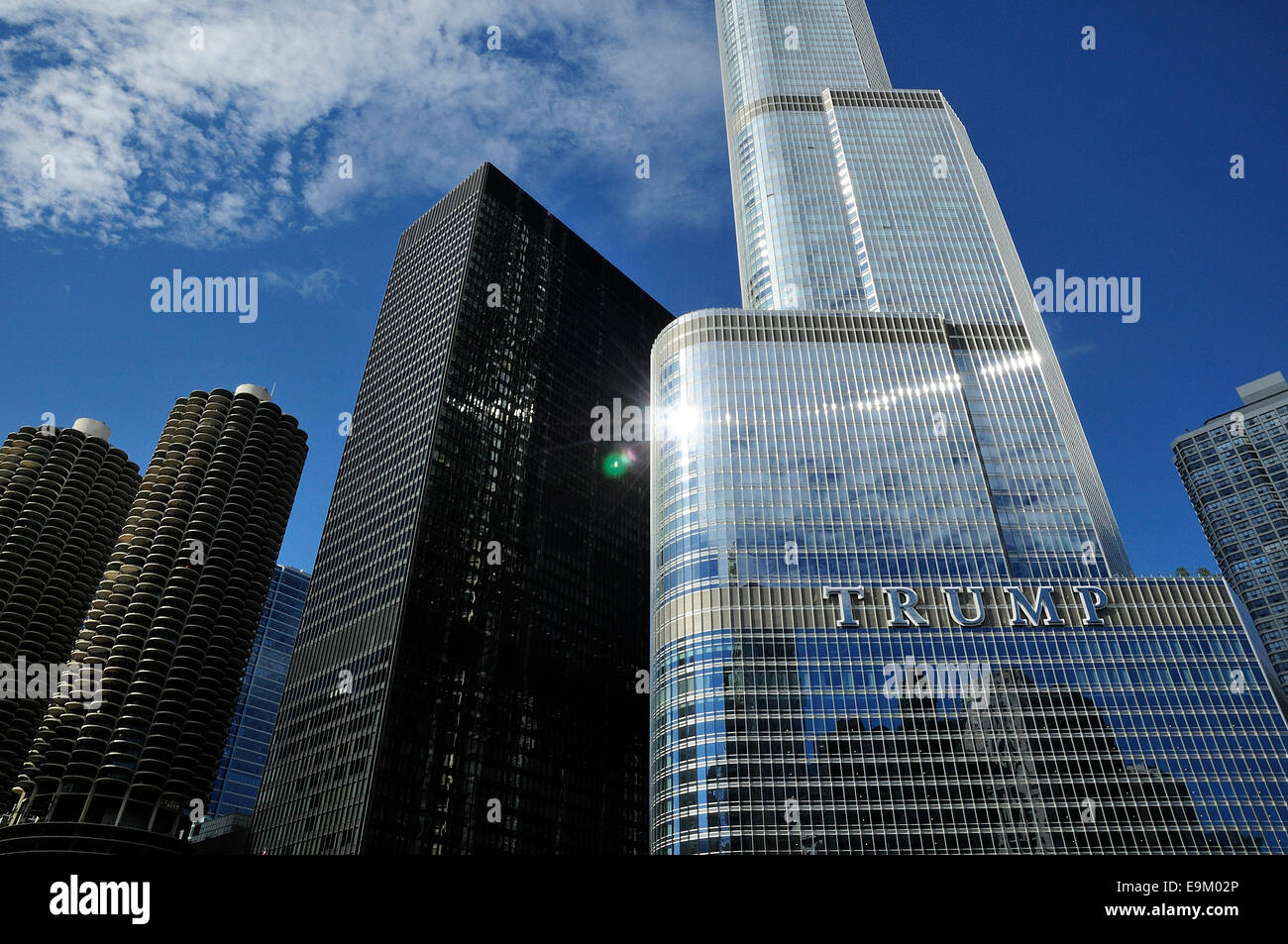 Marina towers trump tower hi-res stock photography and images - Alamy