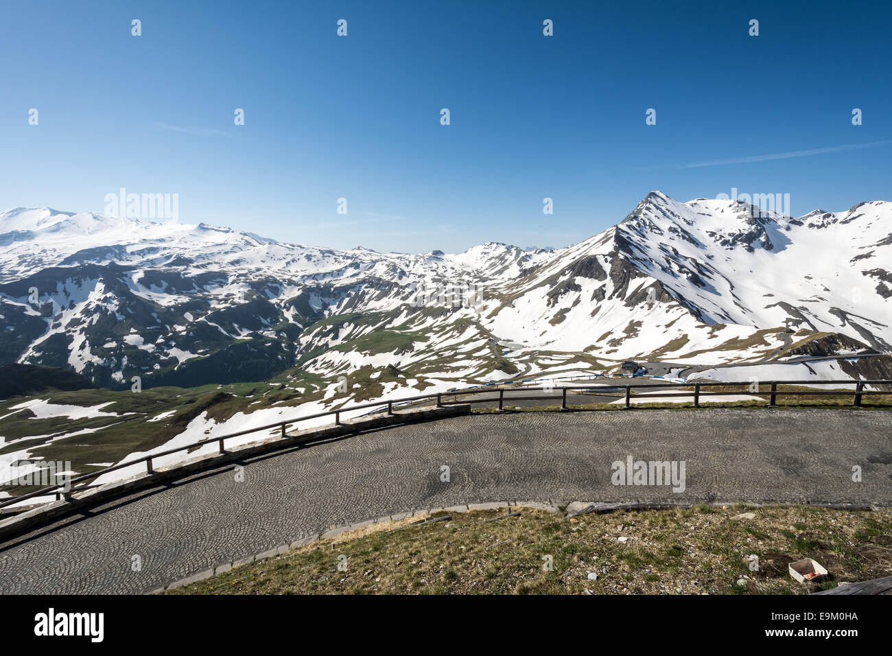 Mountain pass of the Grossglockner High Alpine Road in Austria Stock ...