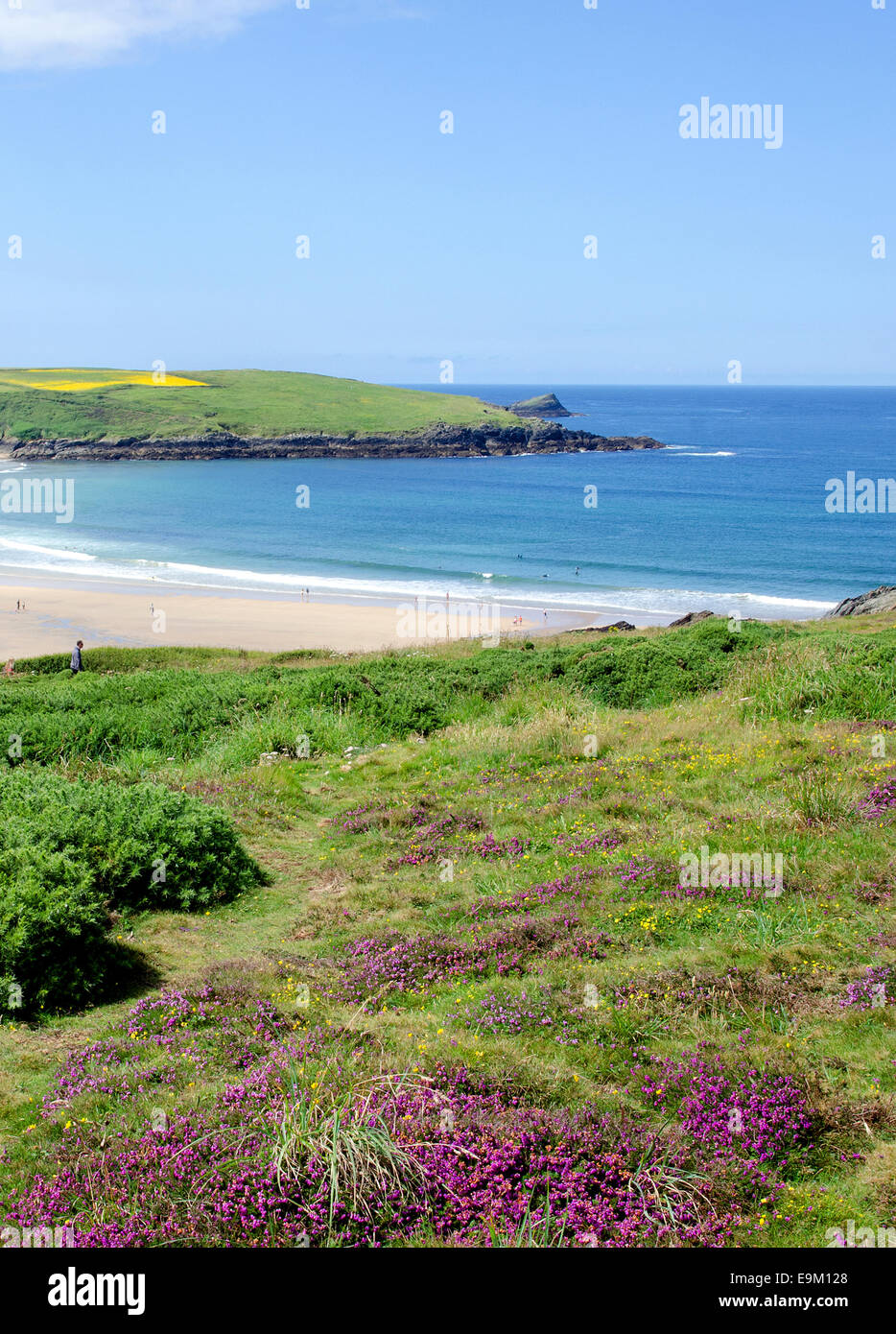 Crantock bay hi-res stock photography and images - Alamy
