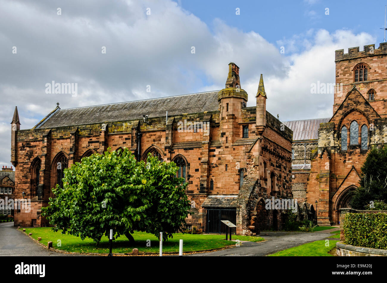 The south side of the red sandstone Fratry which was used as a ...