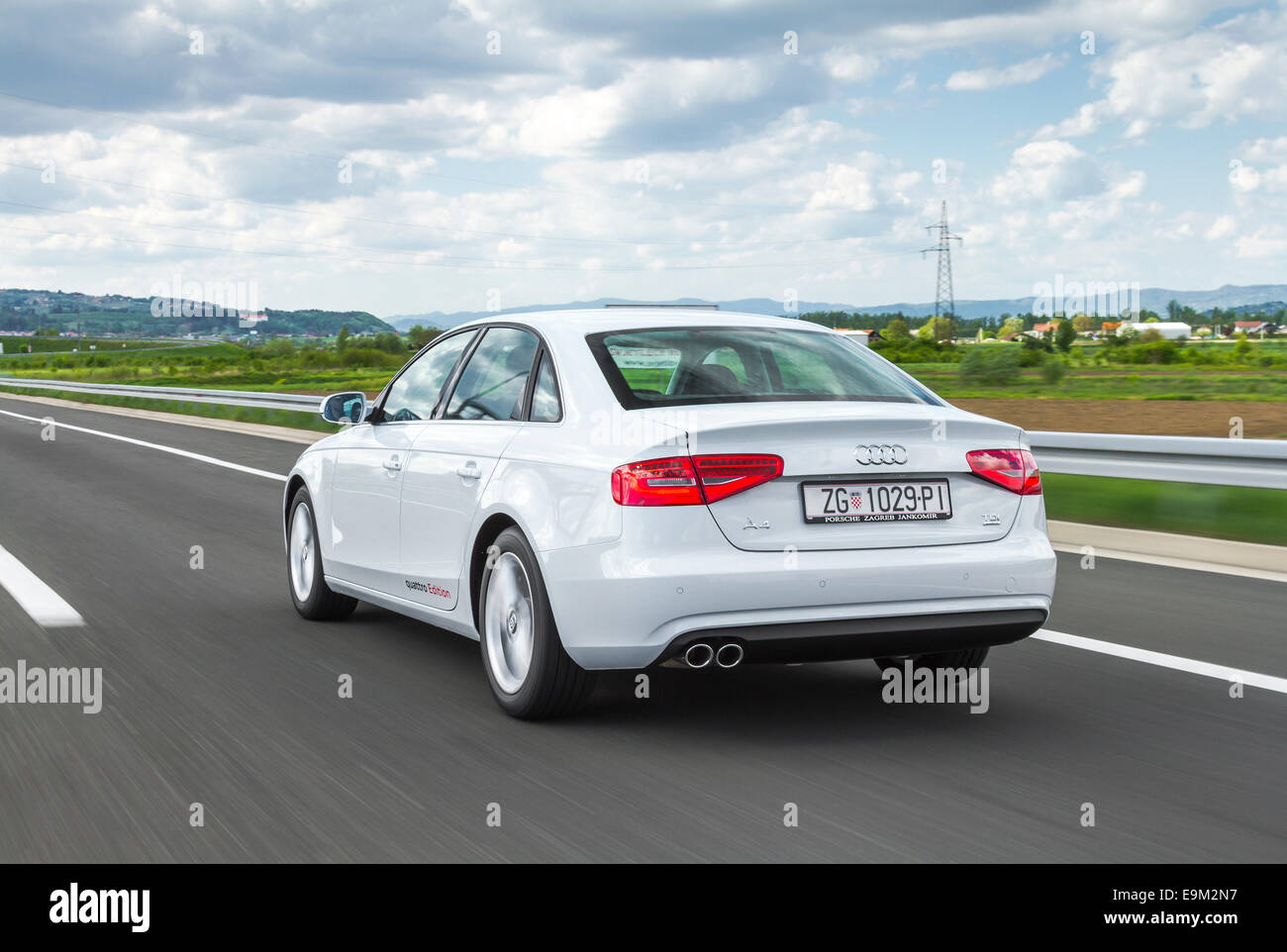 Audi A4 Limousine 2.0 TDI quattro edition Stock Photo - Alamy