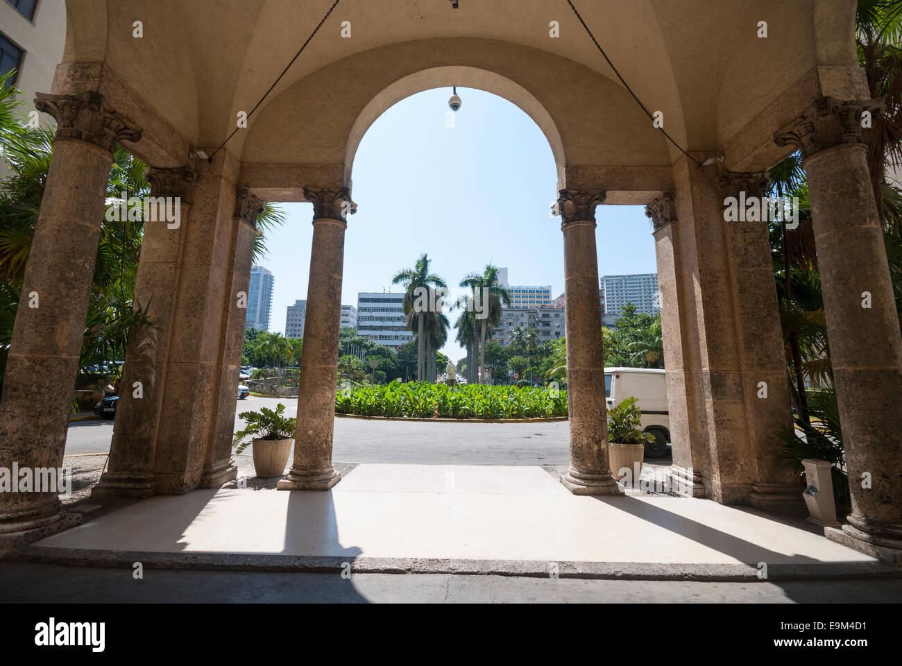The entrance to the famous Nacional, once one of Cuba's notorious ...
