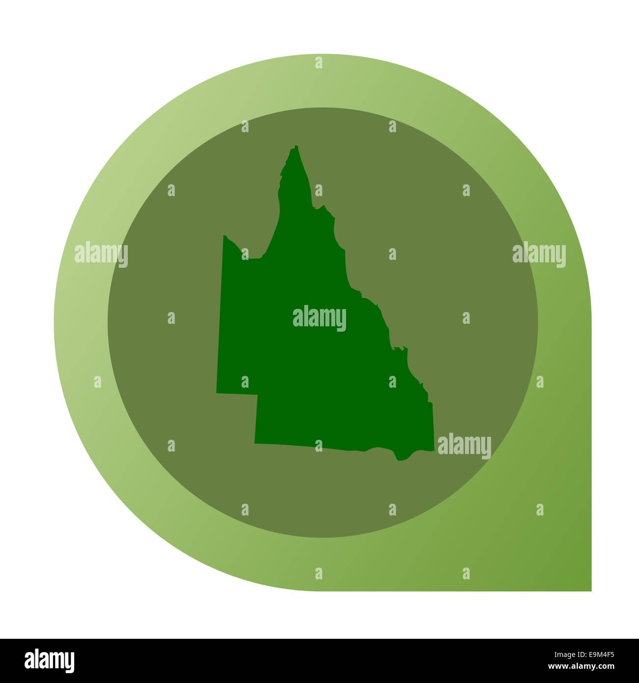 Map of queensland hi-res stock photography and images - Alamy