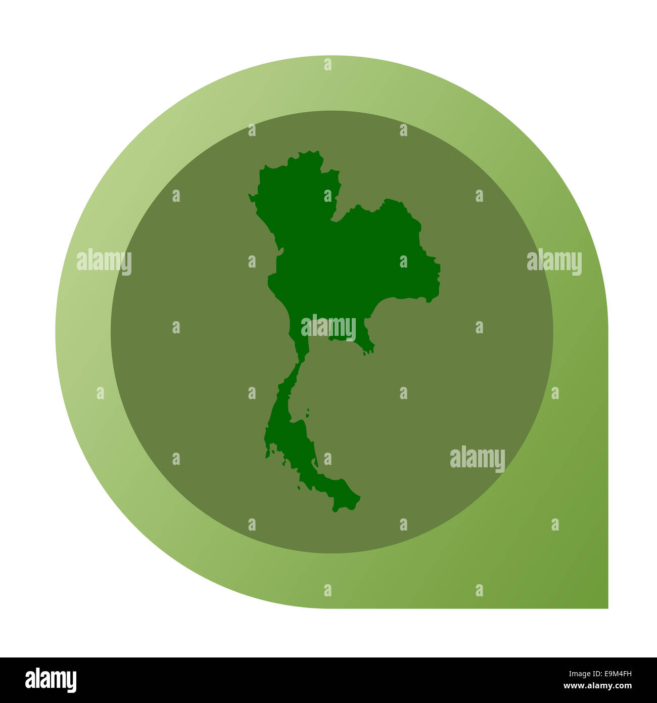 Thailand map hi-res stock photography and images - Alamy