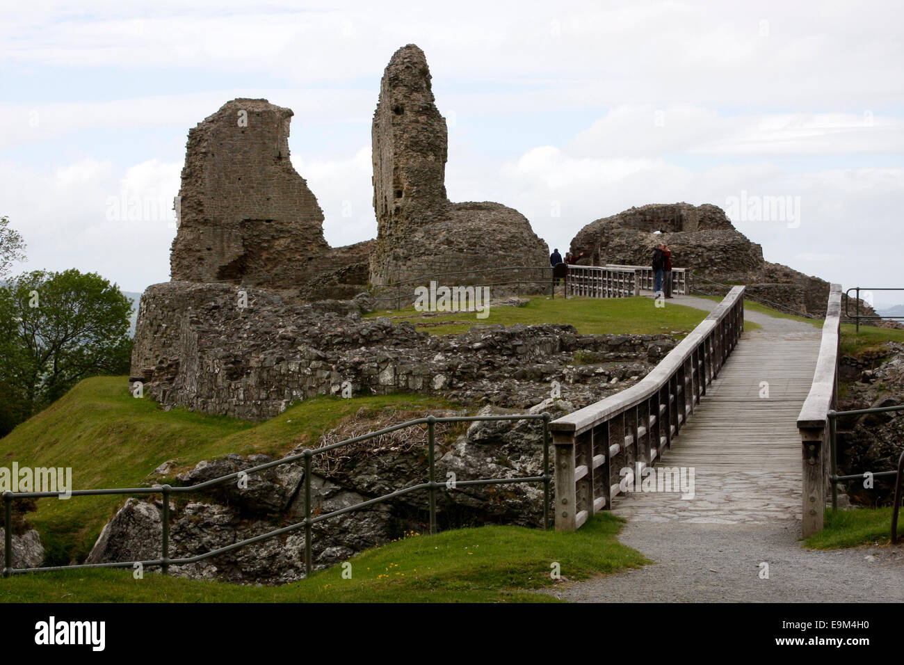 Montgomery Castle in Wales Stock Photo - Alamy