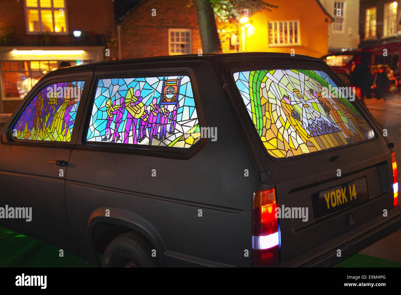 Stained Glass Cars Rolling Naptime: Driverless Car Comes Equipped With