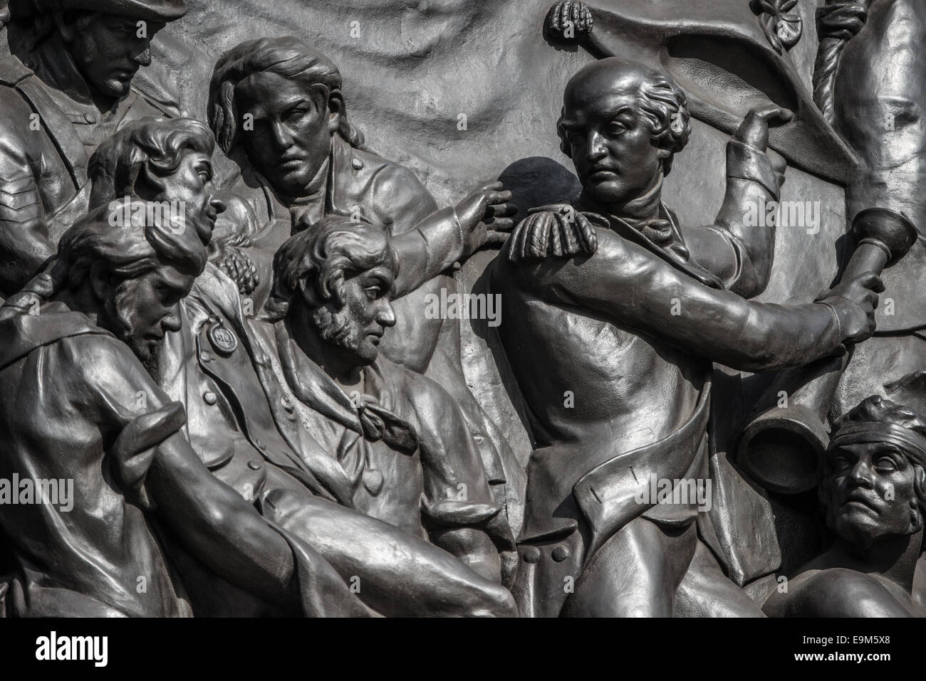 Nelson's Column Bronze Relief Panel Trafalgar Square London // LONDON ...