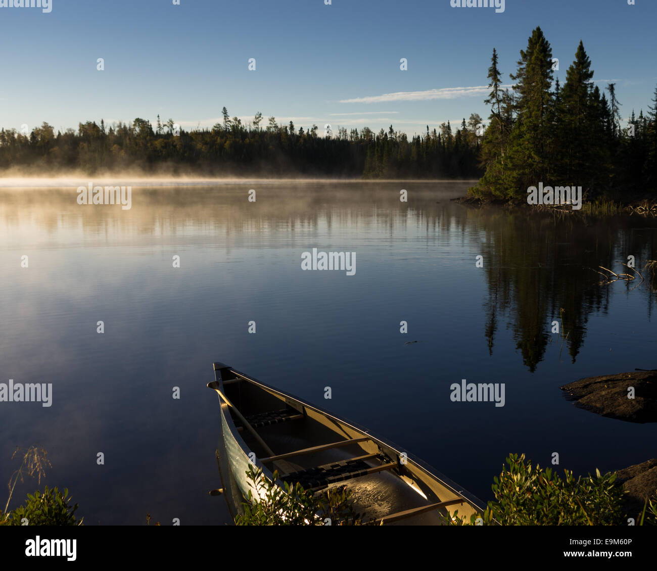 View of a Boundary Waters Lake Stock Photo - Alamy