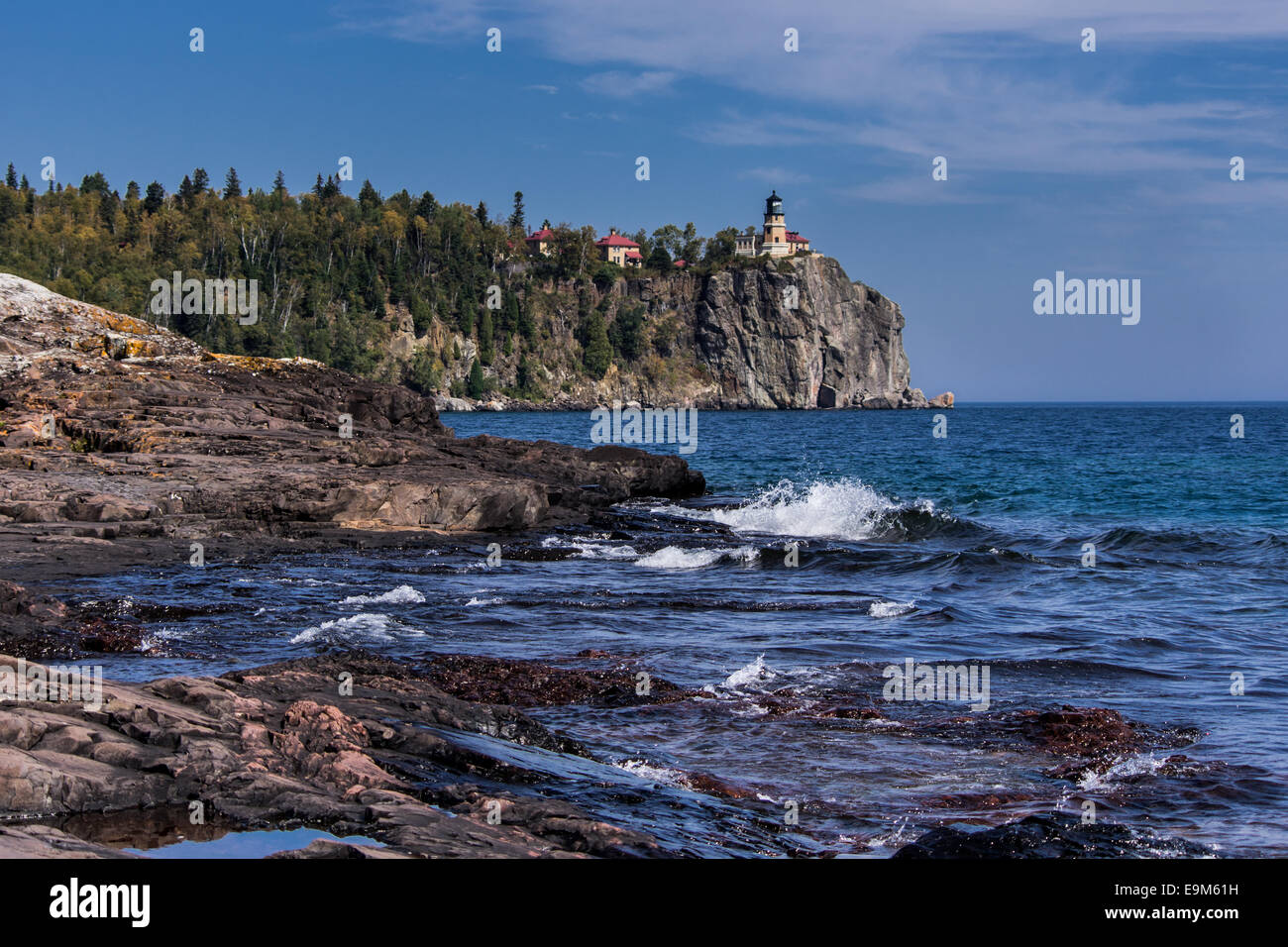 Split Rock Lighthouse Stock Photo - Alamy