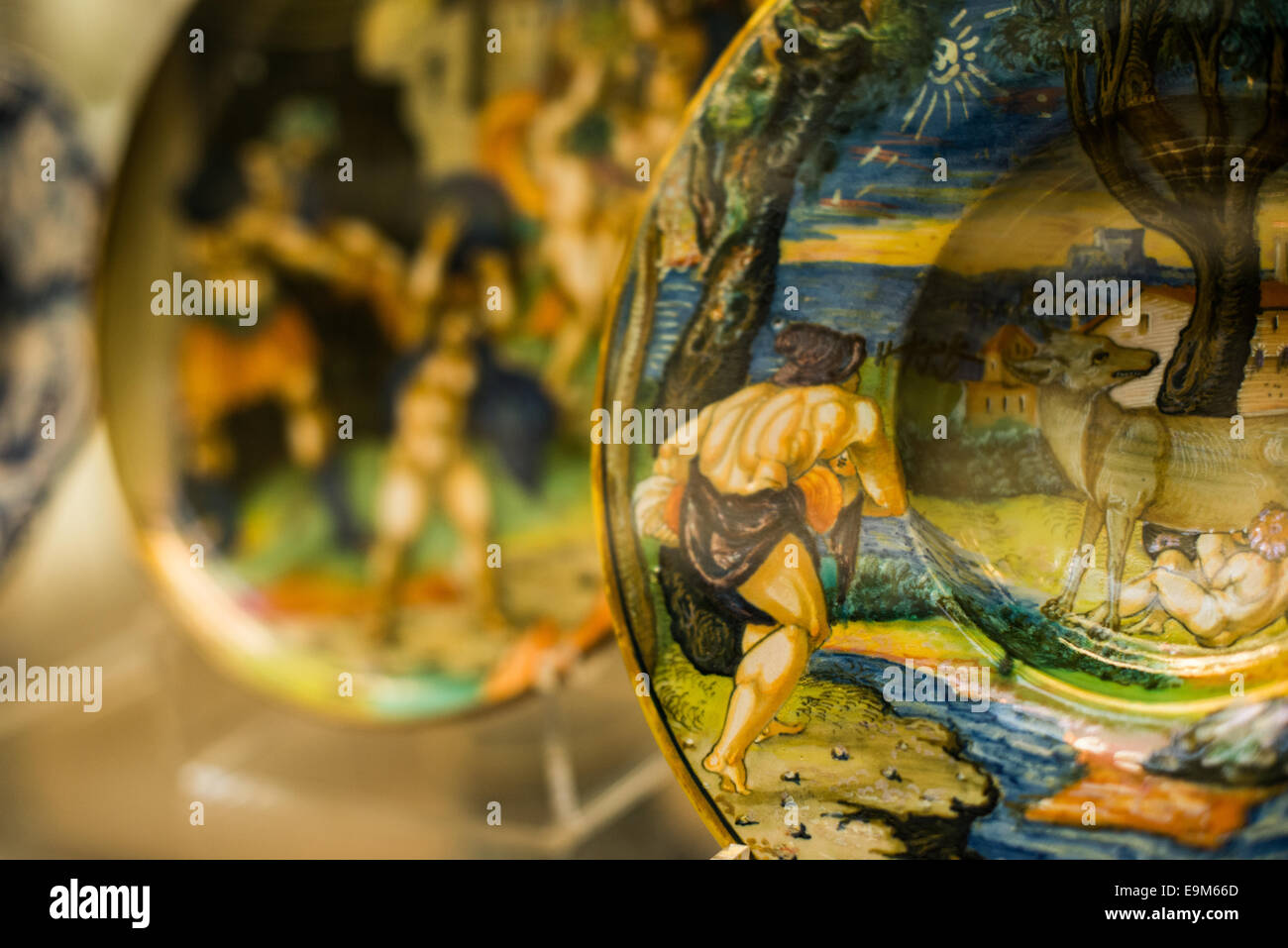 LONDON, United Kingdom — Artifacts on display at the British Museum ...