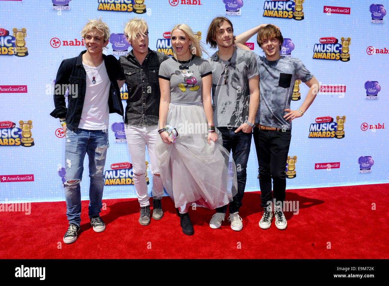 Radio Disney Music Awards 2014 Featuring: R5 Where: Los Angeles ...