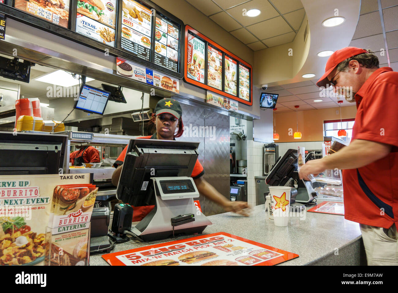 Fast food restaurants workers High Resolution Stock Photography and ...