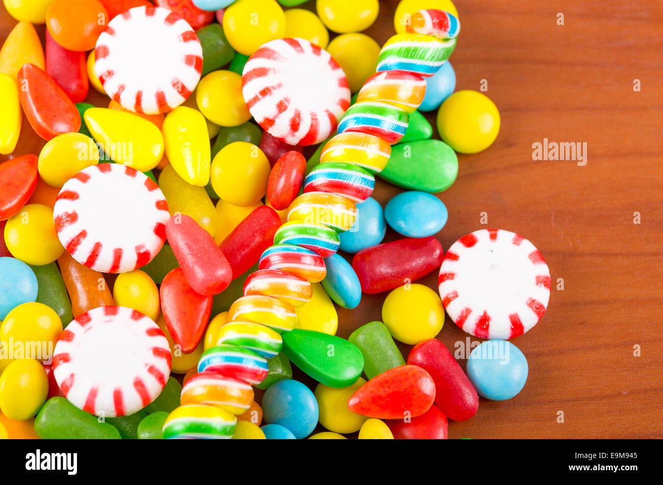 sweets candy caramel colorful texture Stock Photo - Alamy