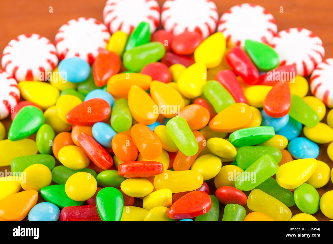 sweets candy caramel colorful texture Stock Photo - Alamy
