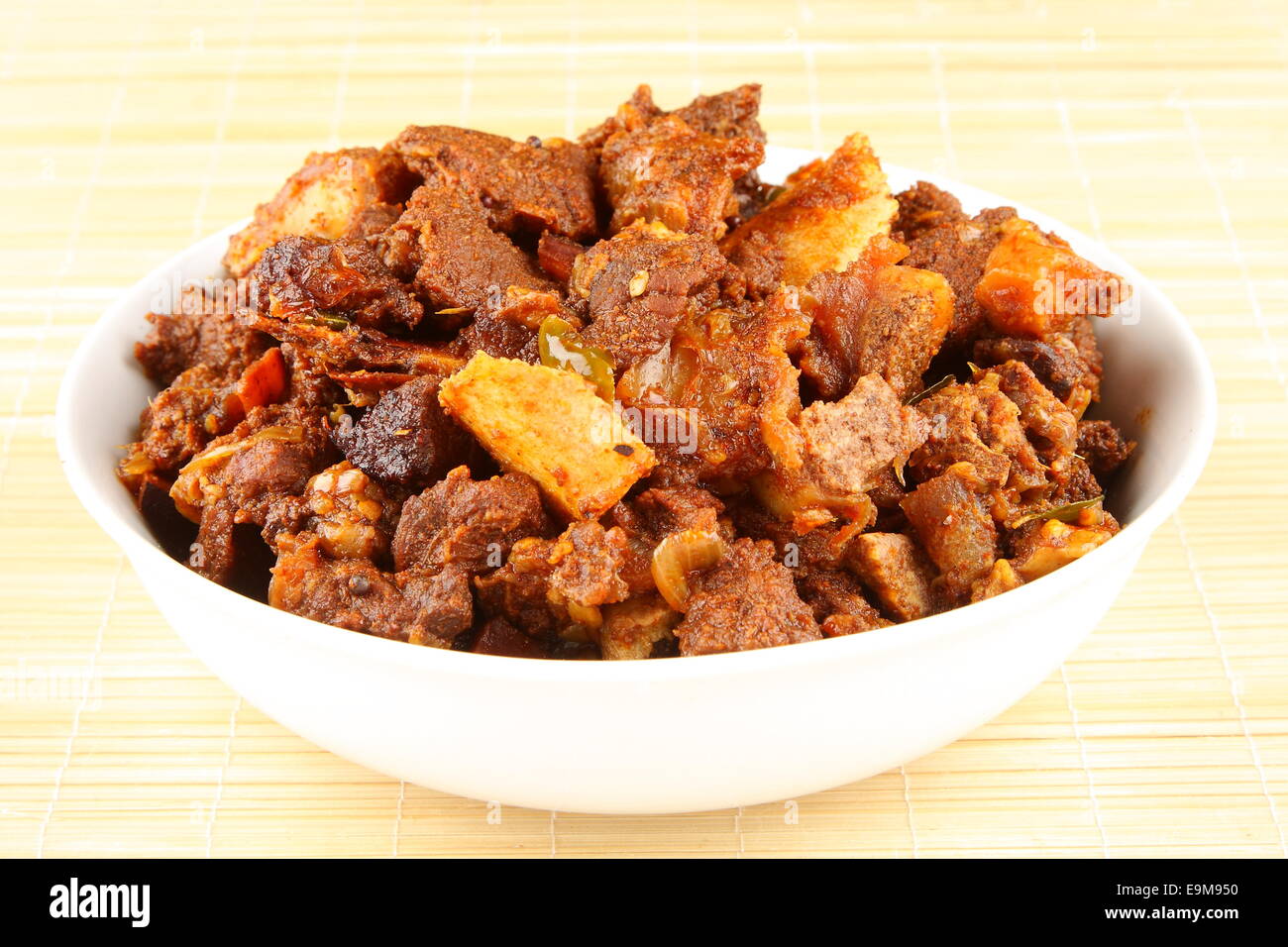 Traditional Asian meat fry Stock Photo - Alamy