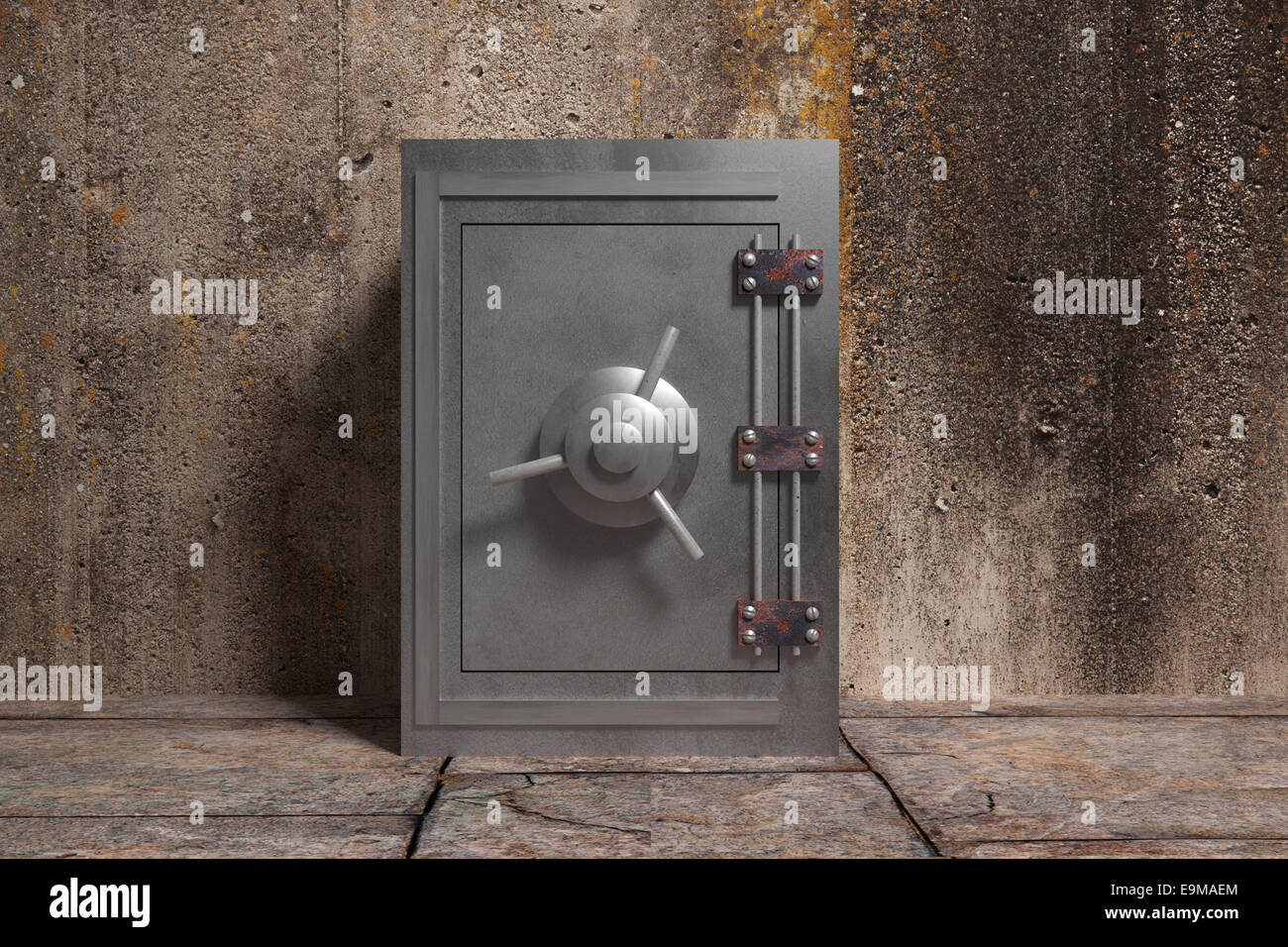 design in 3d of a security steel safe Stock Photo - Alamy