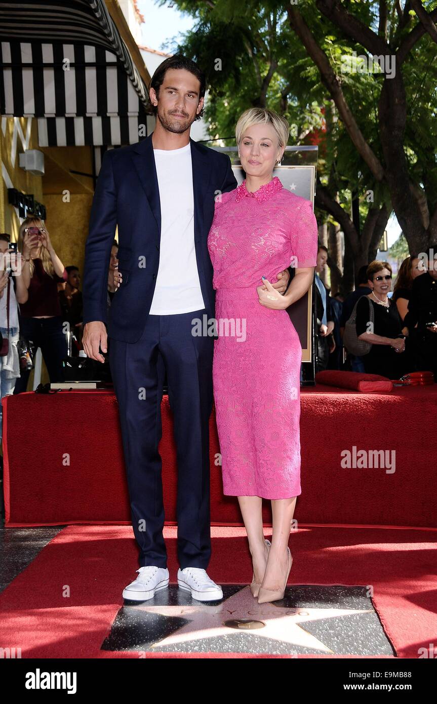 Los Angeles, CA, USA. 29th Oct, 2014. Ryan Sweeting, Kaley Cuoco at the ...