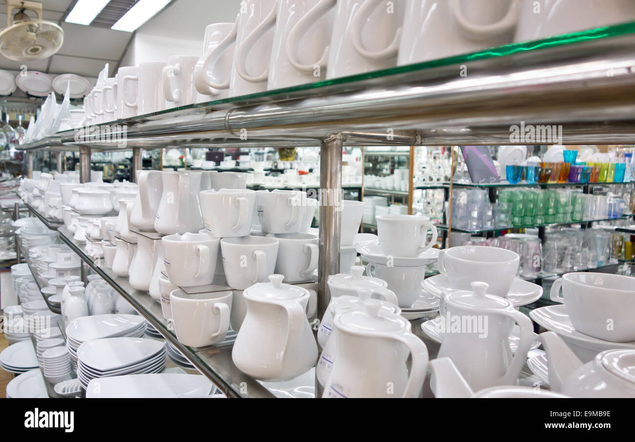 kitchen utensil shop Stock Photo - Alamy