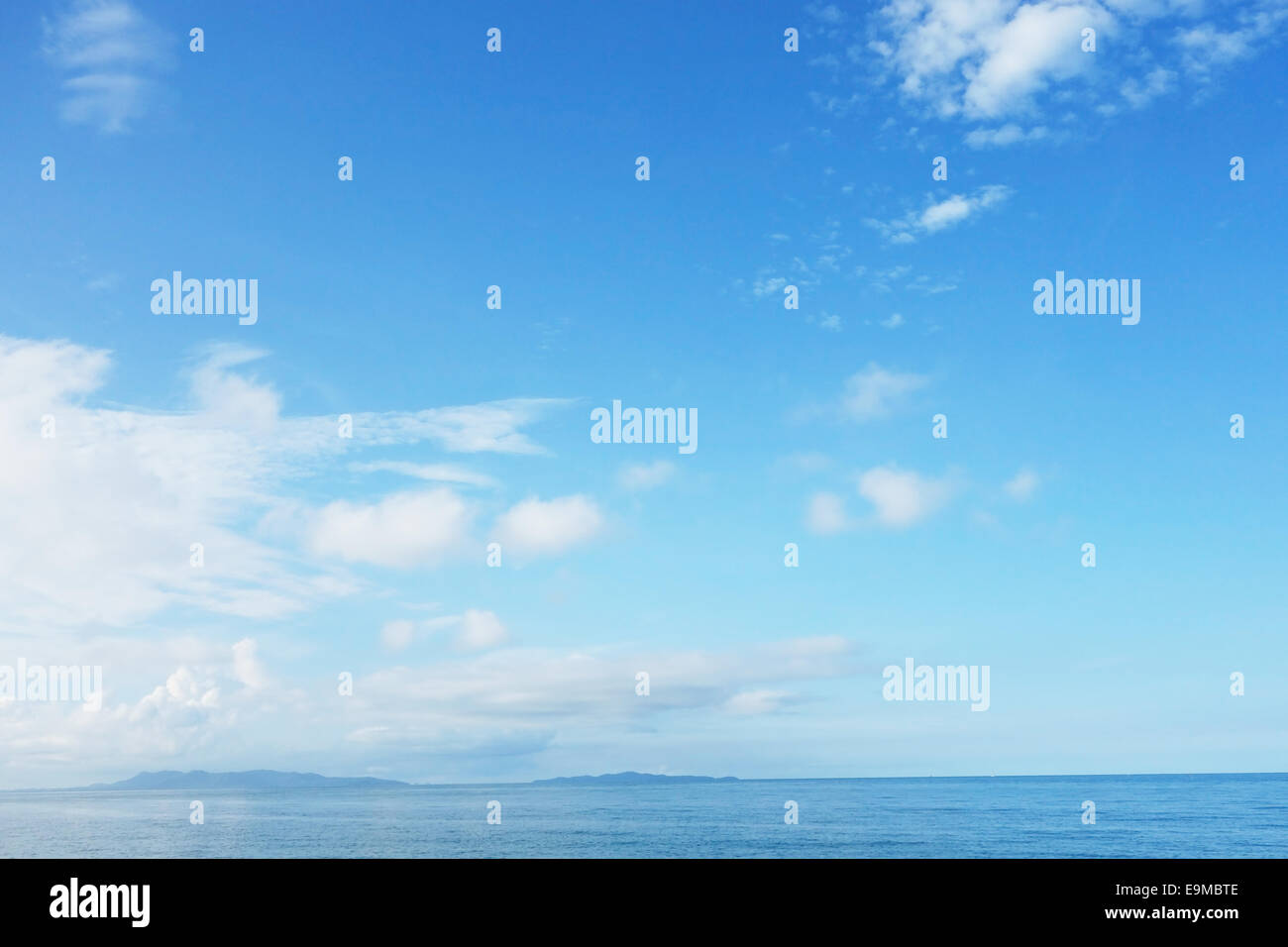 blue sky and sea Stock Photo - Alamy