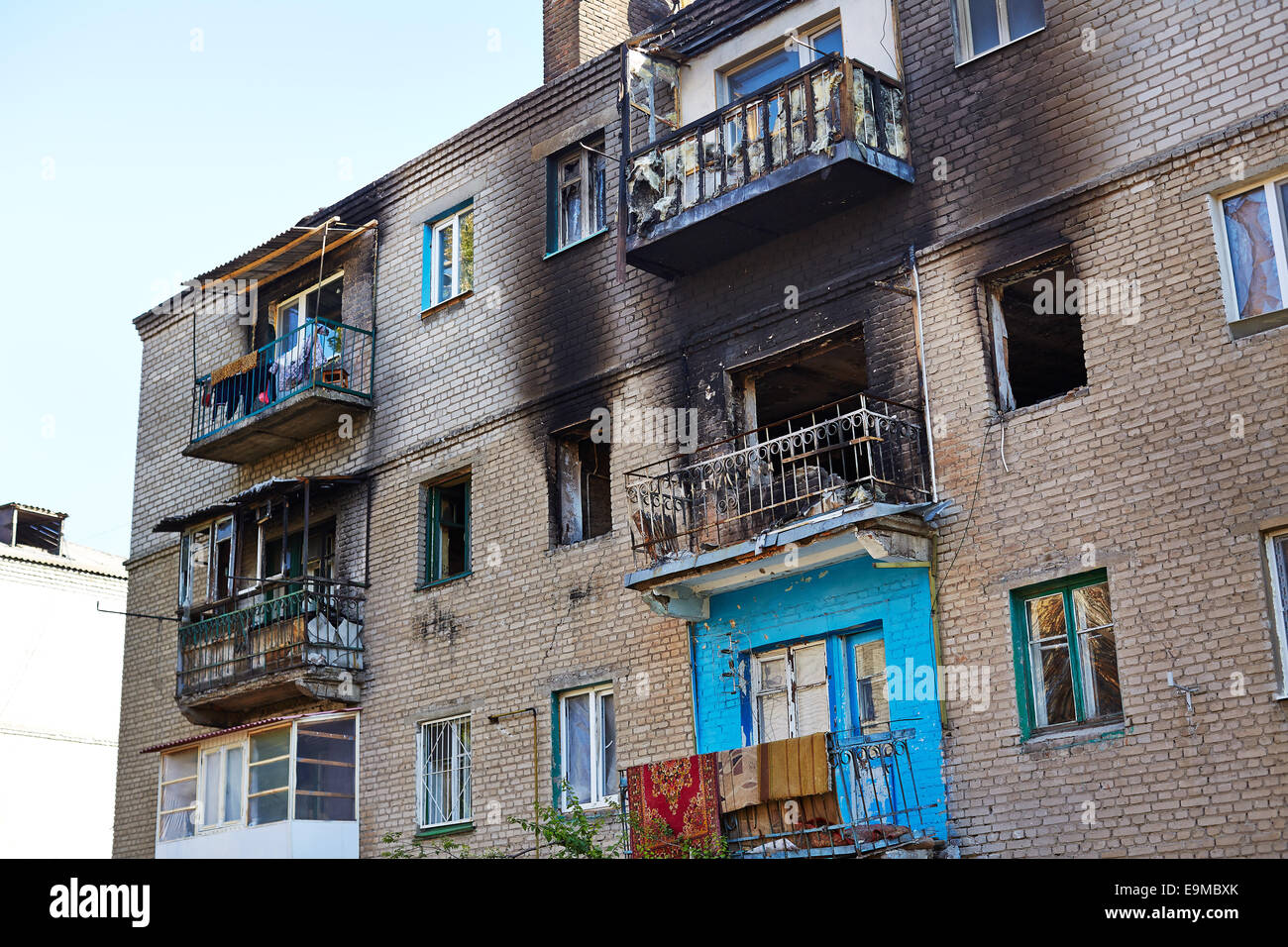 Destroyed center of city of Ilovaysk (CTK Photo/Tomas Senkar Stock ...