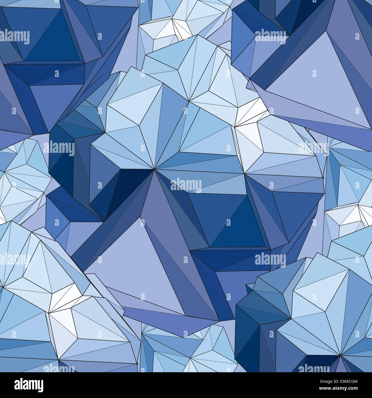 Crystal. Seamless 3D Geometric background Stock Photo - Alamy