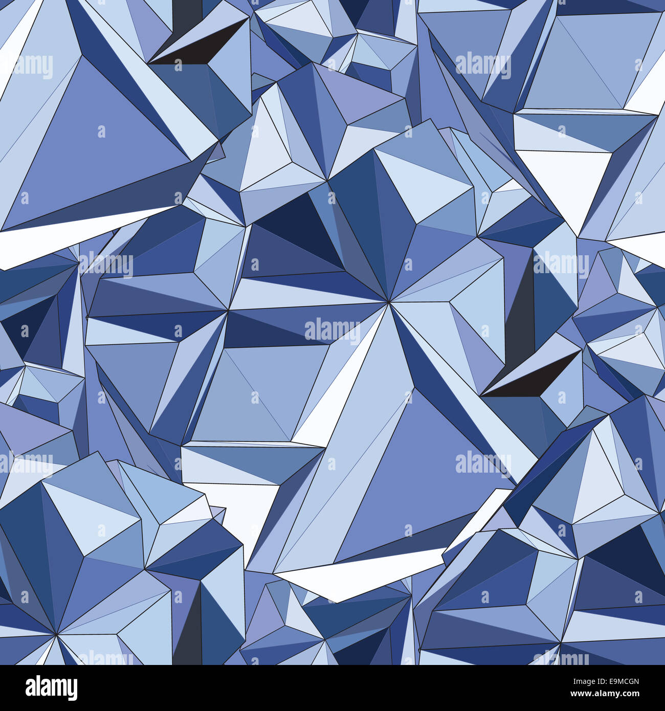Crystal. Seamless 3D Geometric background Stock Photo - Alamy