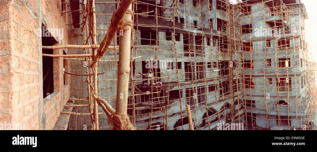 Indian Residential Building Construction Site