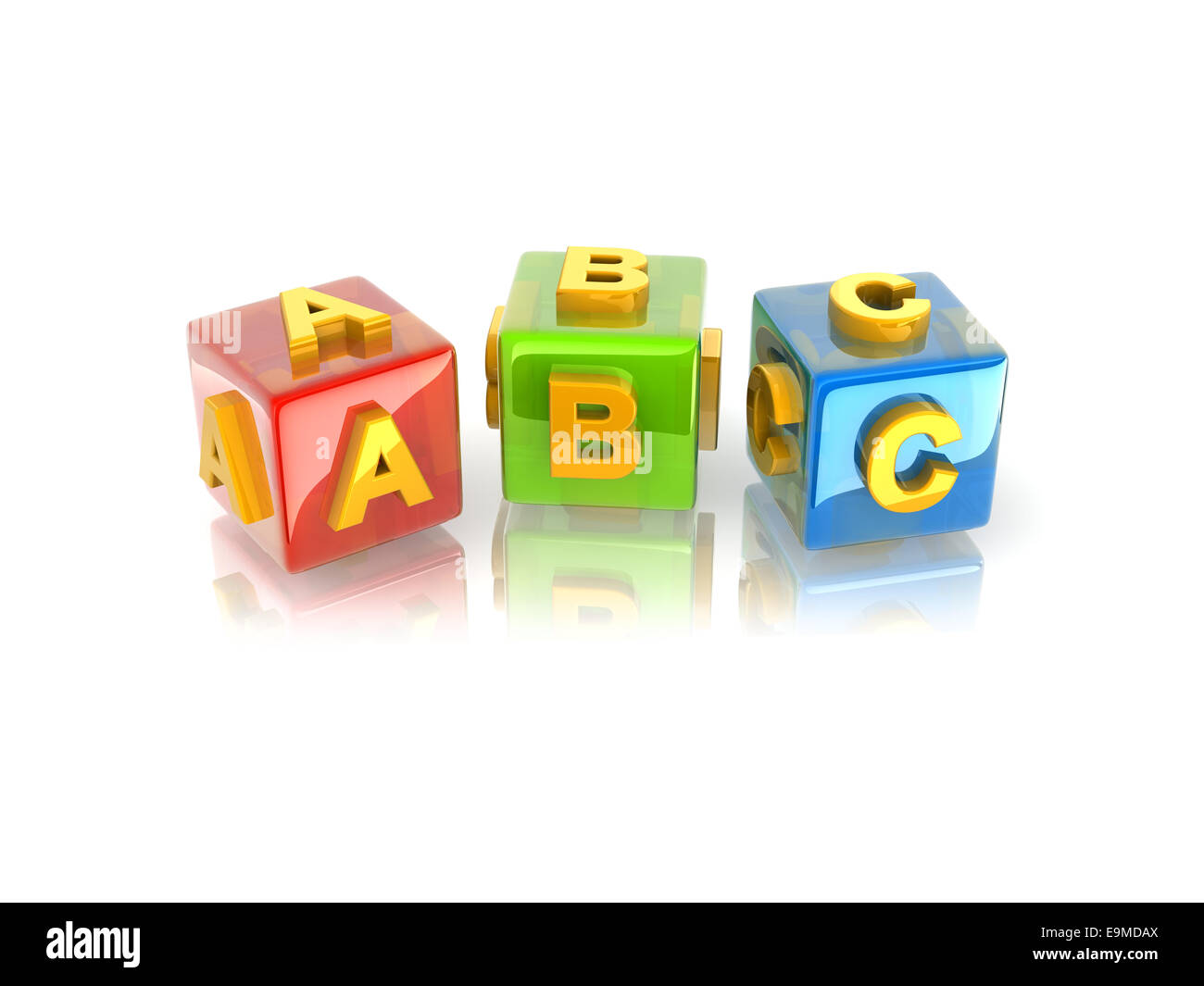 Colorful cubes hi-res stock photography and images - Alamy