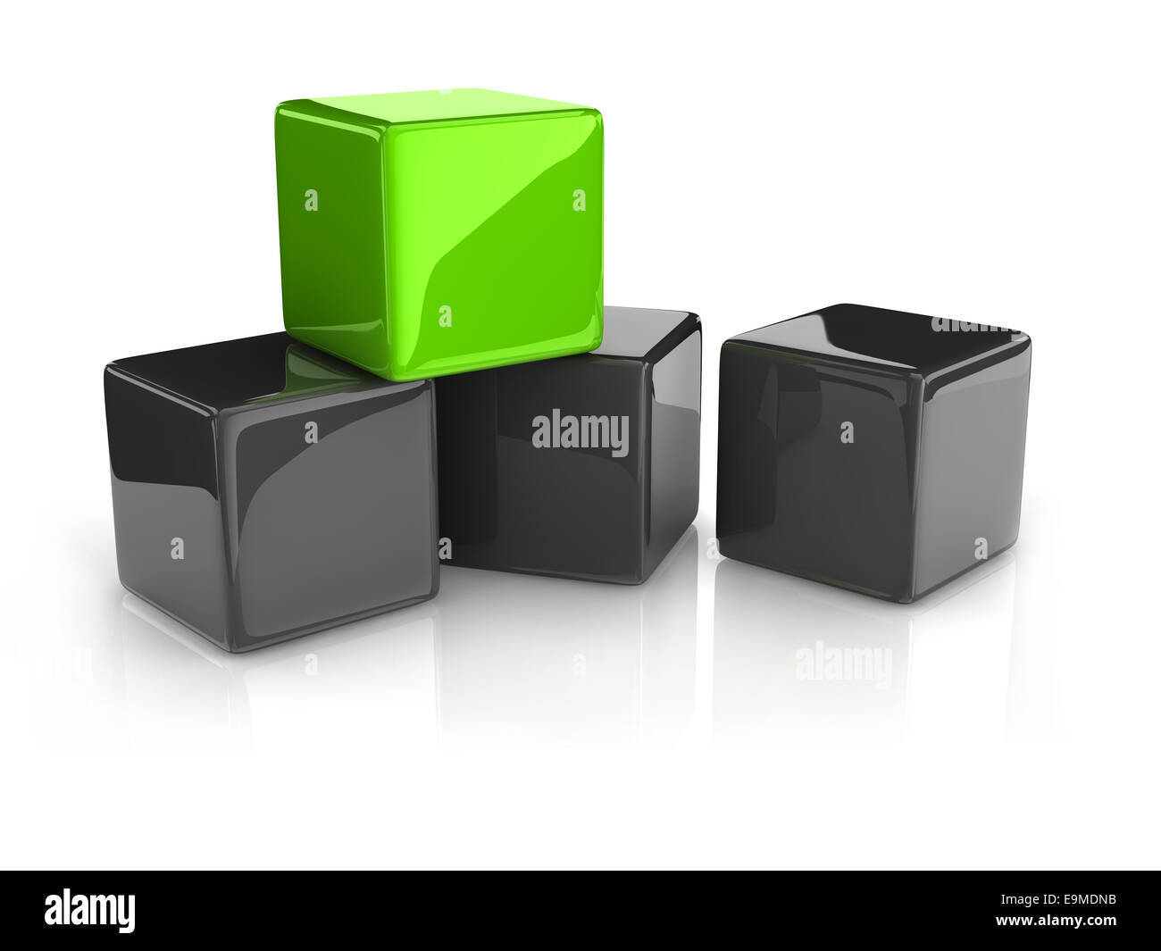 The green cube hi-res stock photography and images - Alamy