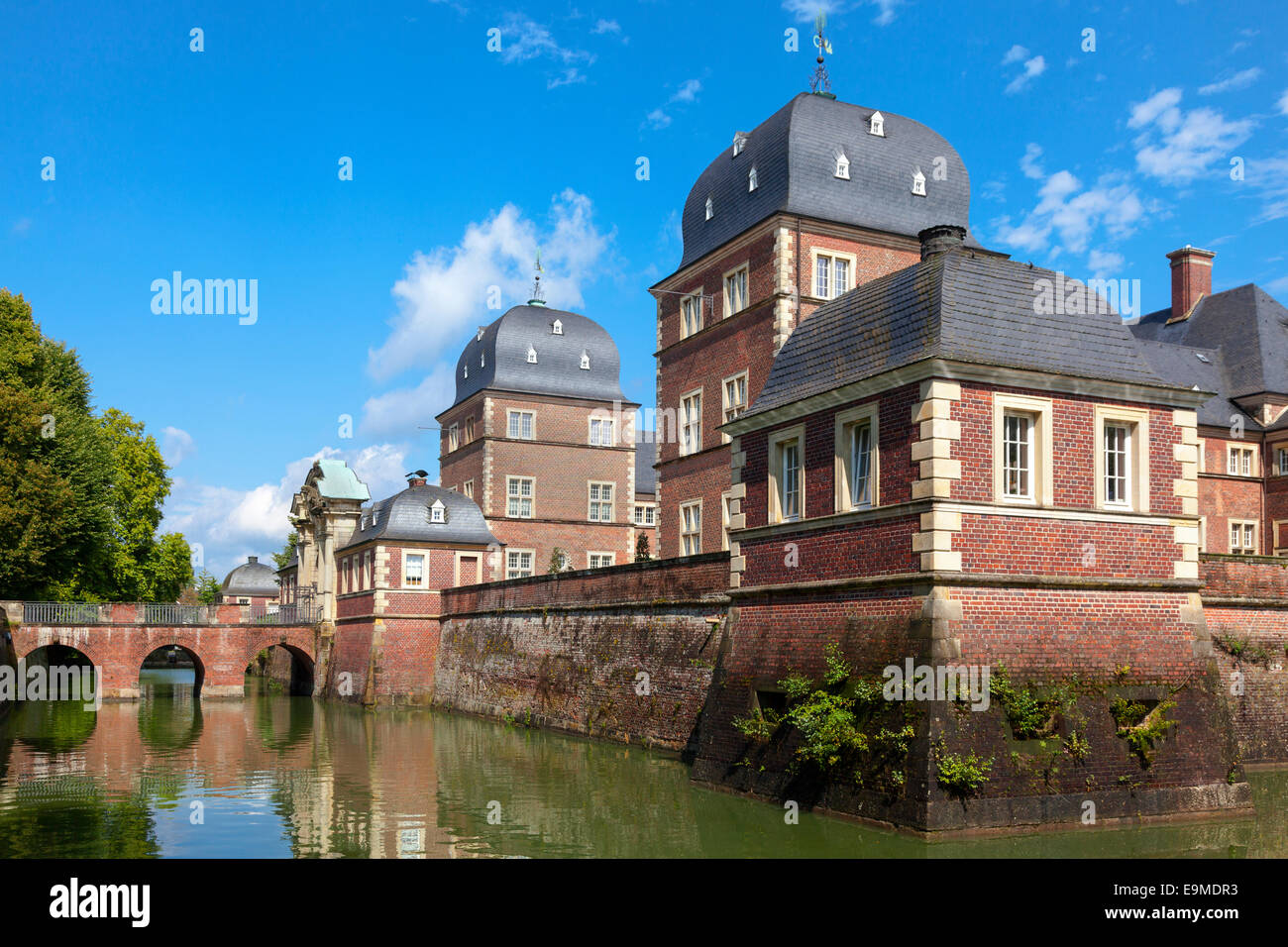 Baroque castle and Schloss Ahaus moated castle, today seat of the ...