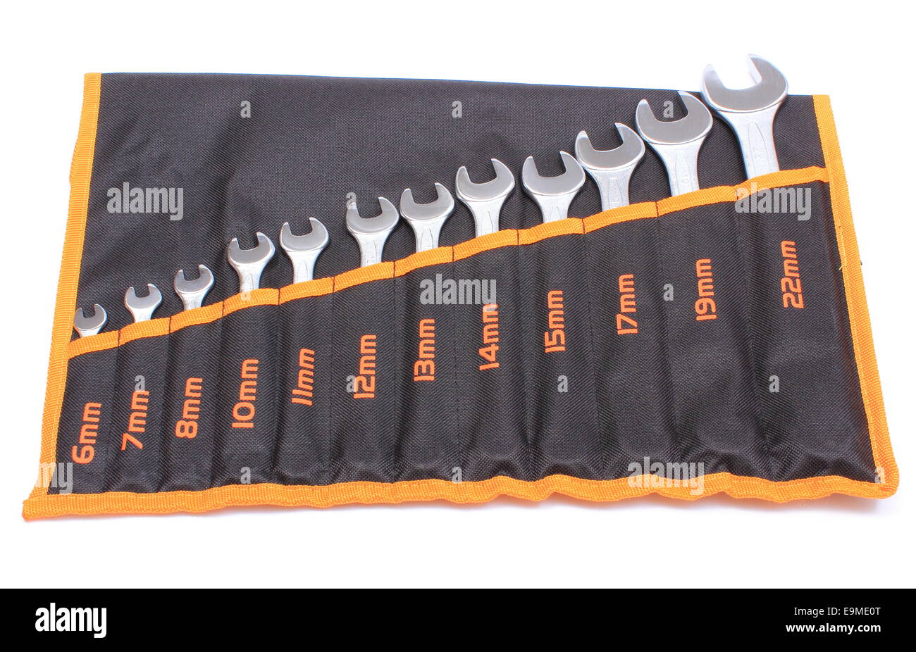 Set of wrenches Cut Out Stock Images & Pictures - Alamy