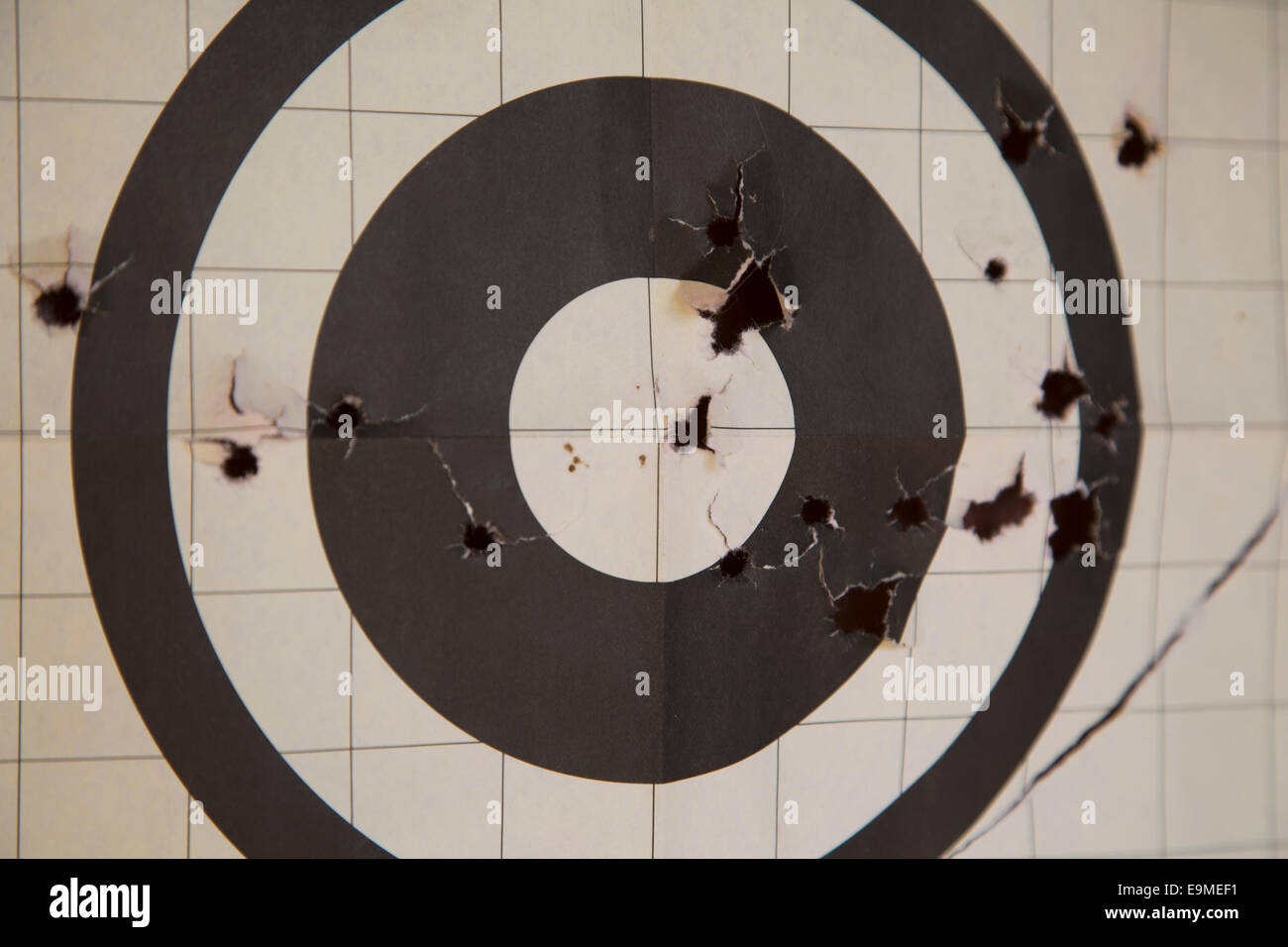 Bullet Hole Paper Target