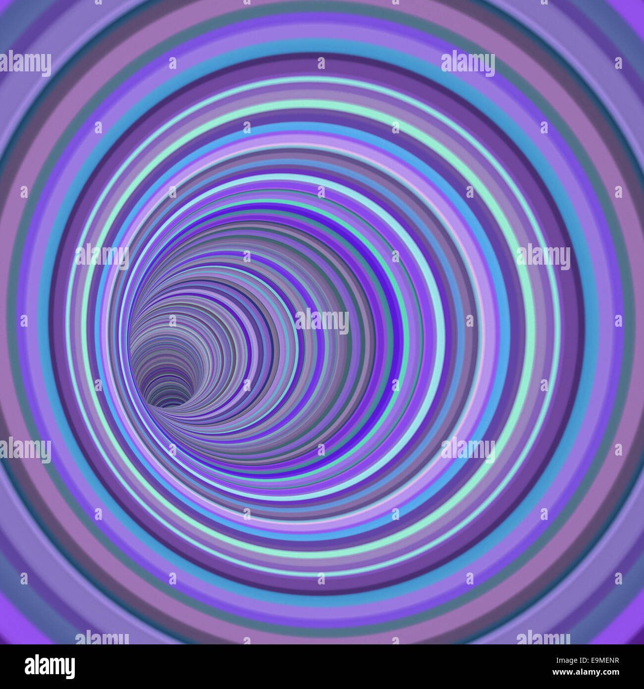 3d render tunnel vortex in multiple purple striped color Stock Photo ...