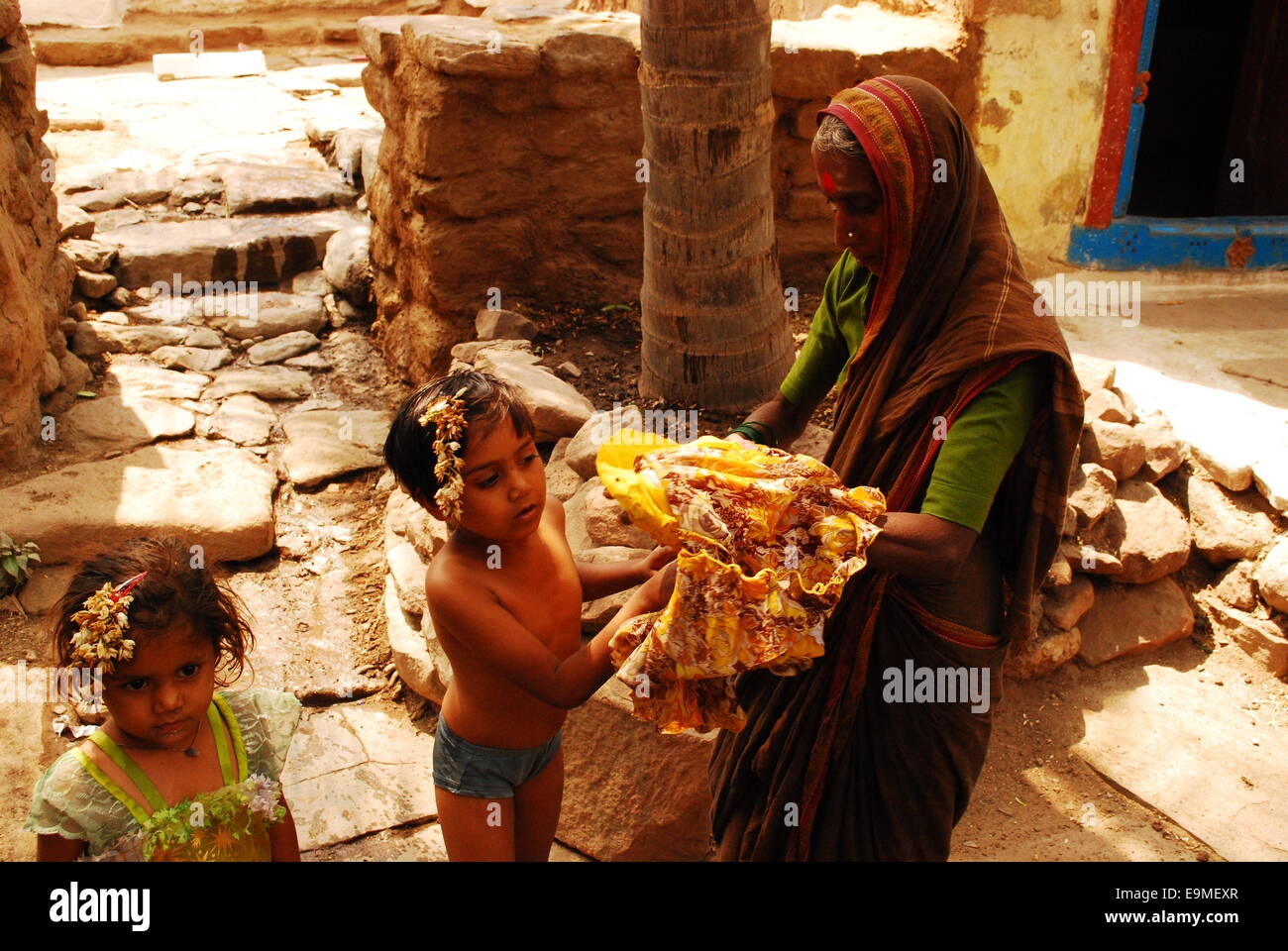 South Indian Village Mother High Resolution Stock Photography and ...
