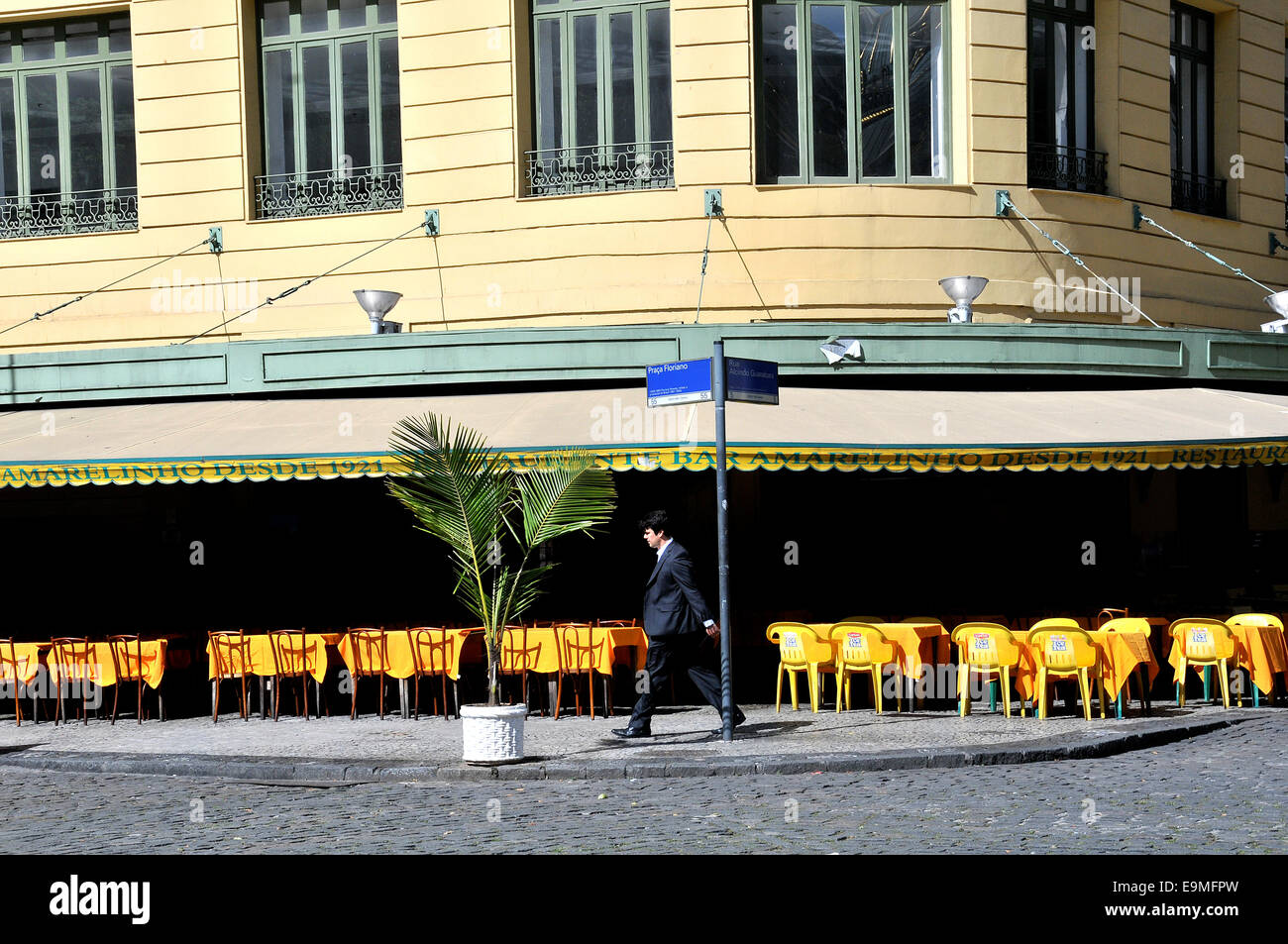 Amarelinho restaurant Rio de Janeiro Brazil Stock Photo - Alamy