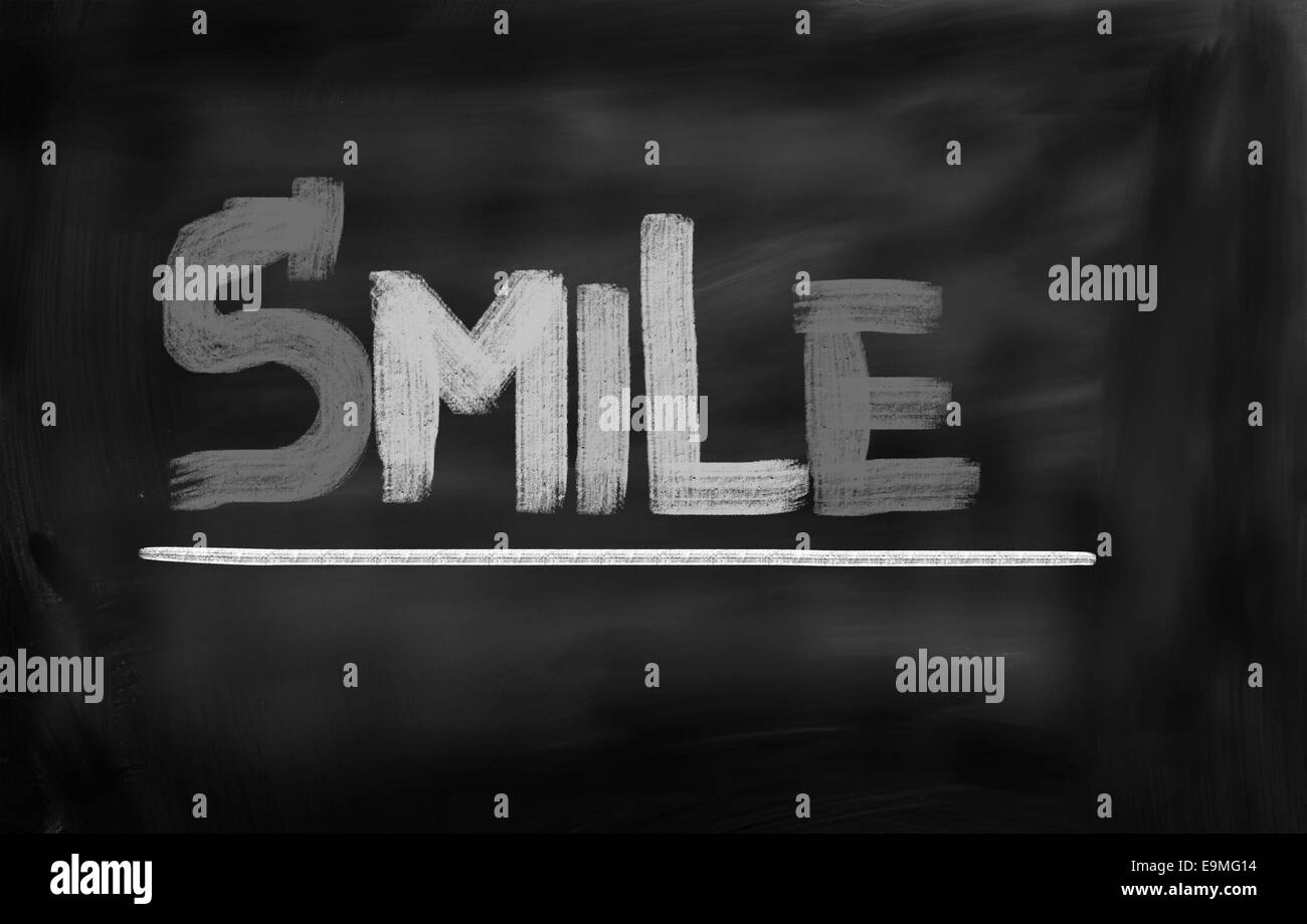 Concept Handwritten With Chalk - Color Image Stock Photo - Alamy