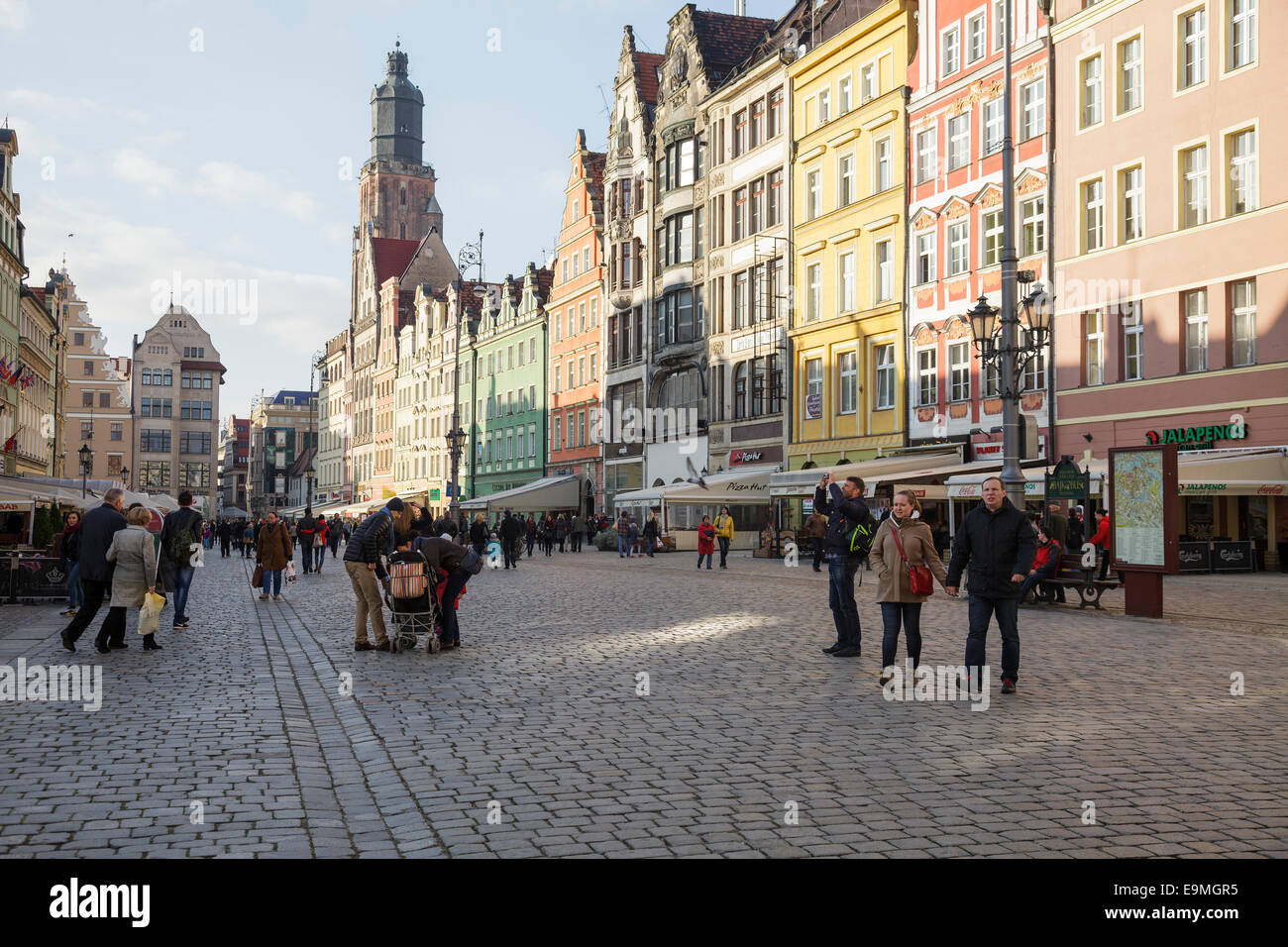 Market Square Rynek we Wrocławiu, Wroclaw, Poland Stock Photo - Alamy