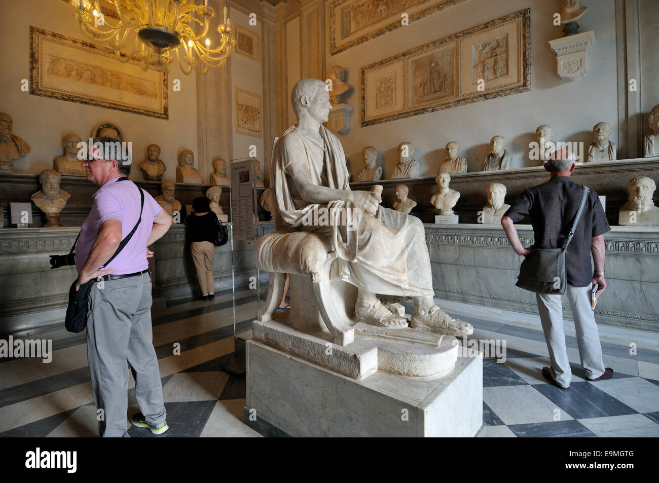 Hall of the Philosophers Capitoline Museums Musei Capitolini Rome Italy ...