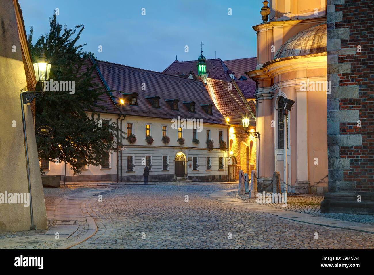 Plac Katedralny Cathedral Platz on Cathedral Island Ostrów Tumski ...