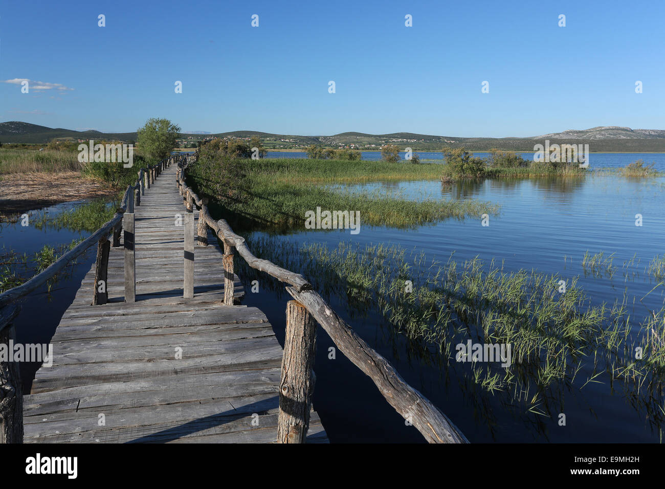 Lake Vrana Nature Park Vransko Jezero Croatia Stock Photo - Alamy