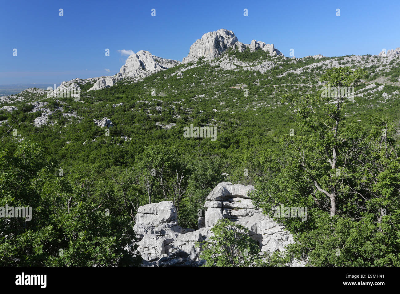landscape mountain range Velebit Croatia Stock Photo - Alamy