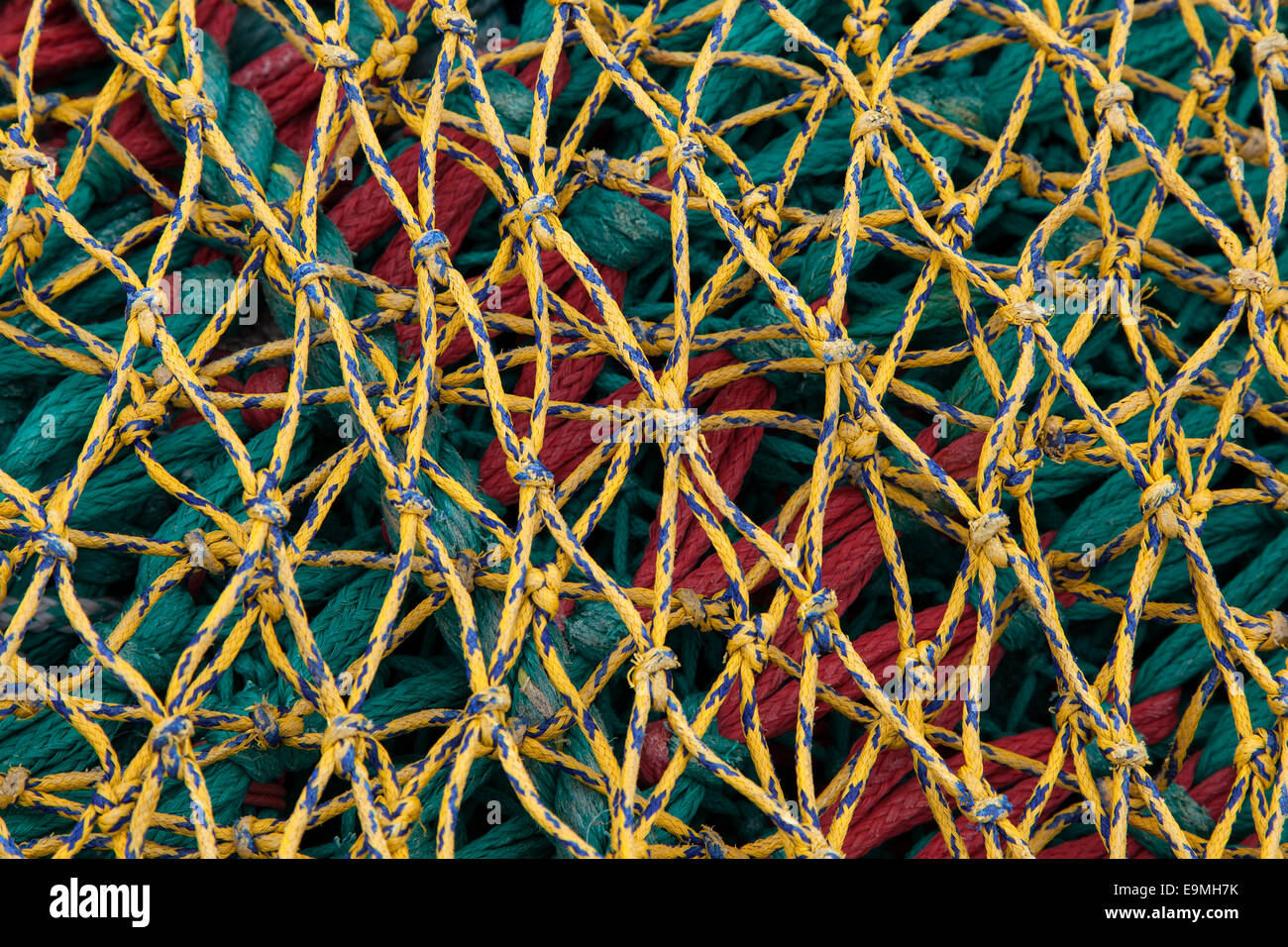 Turquoise fishing nets hi-res stock photography and images - Alamy