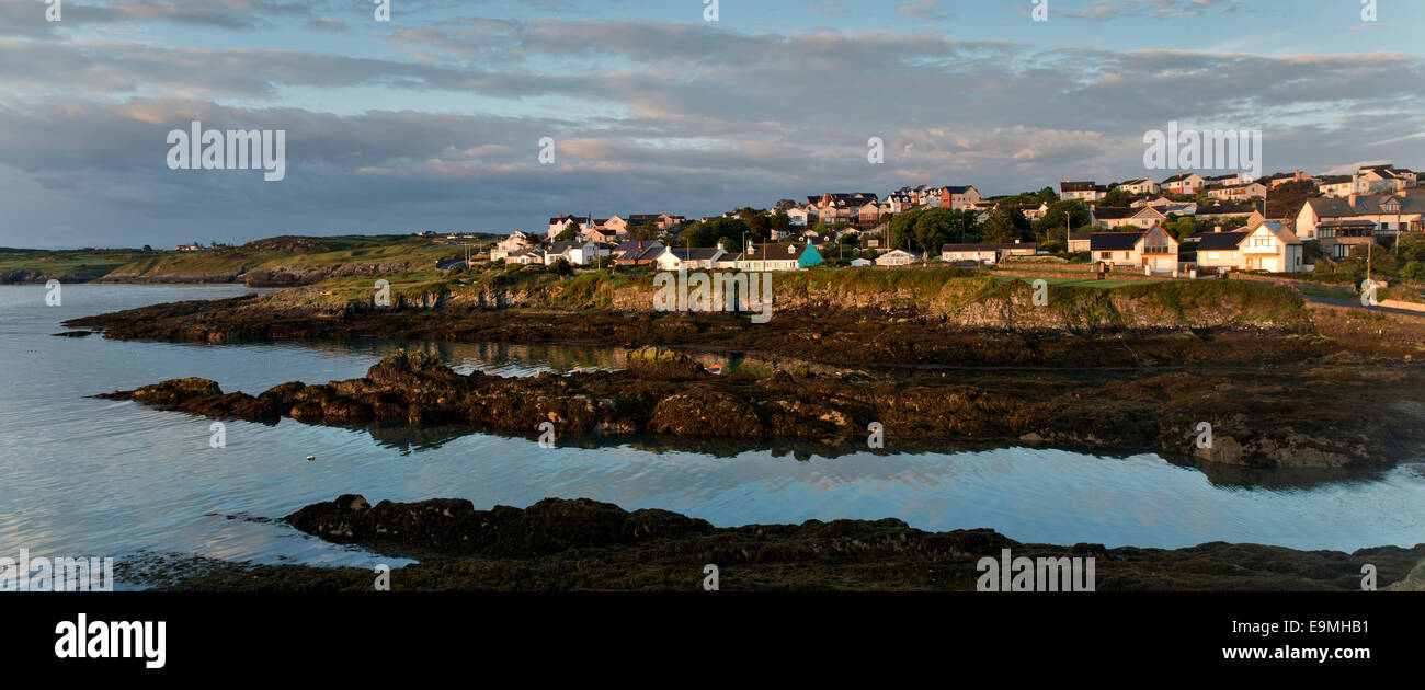Bull Bay (Port Llechog) seen from the coastal path looking east towards ...