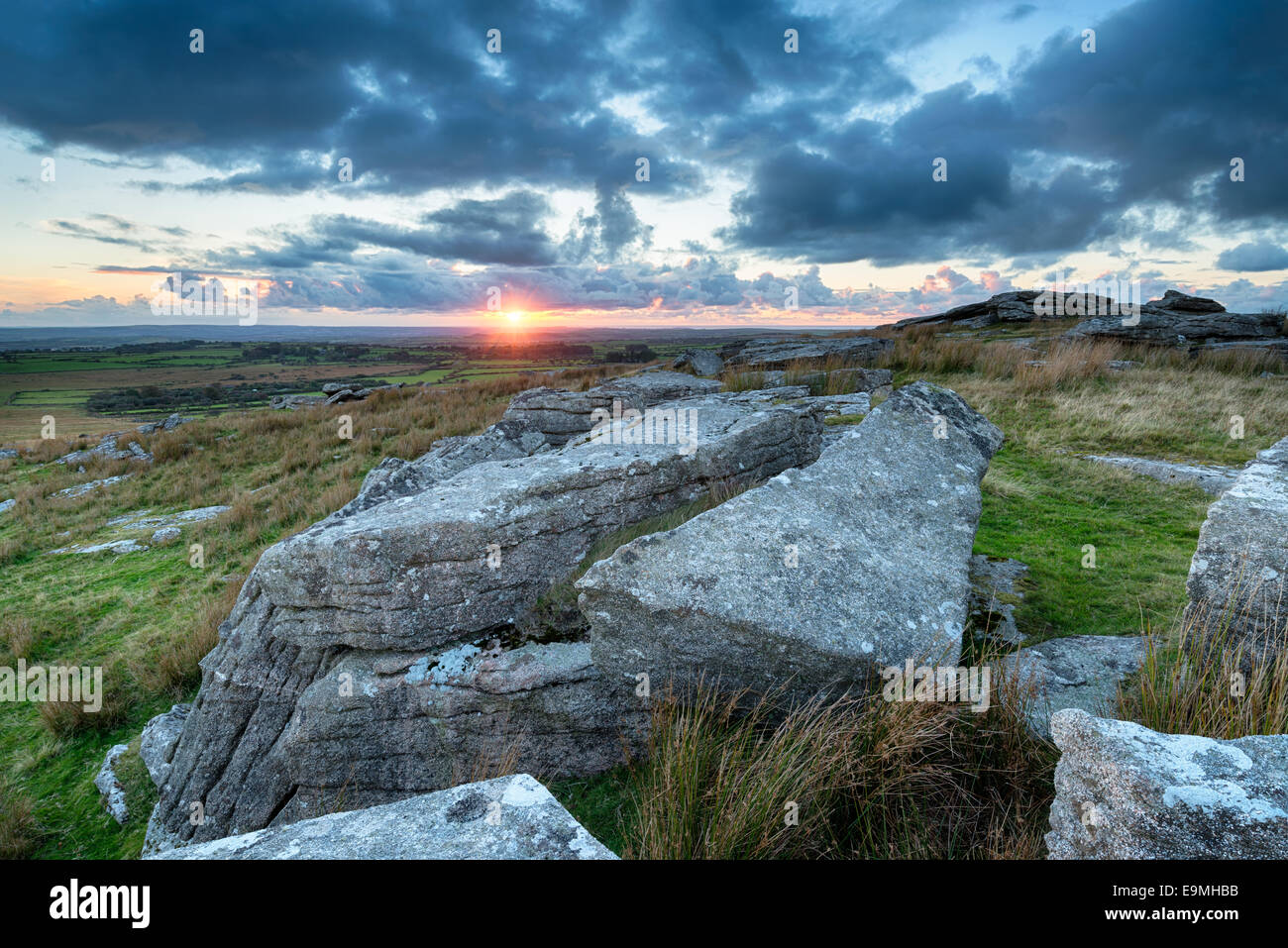 Hills slopes moors background view hi-res stock photography and images ...