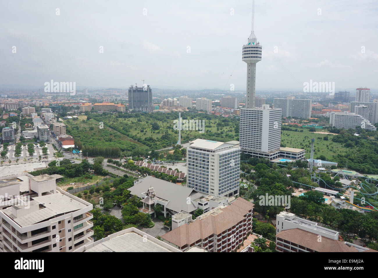 Pattaya, Thailand bird eye view Stock Photo - Alamy