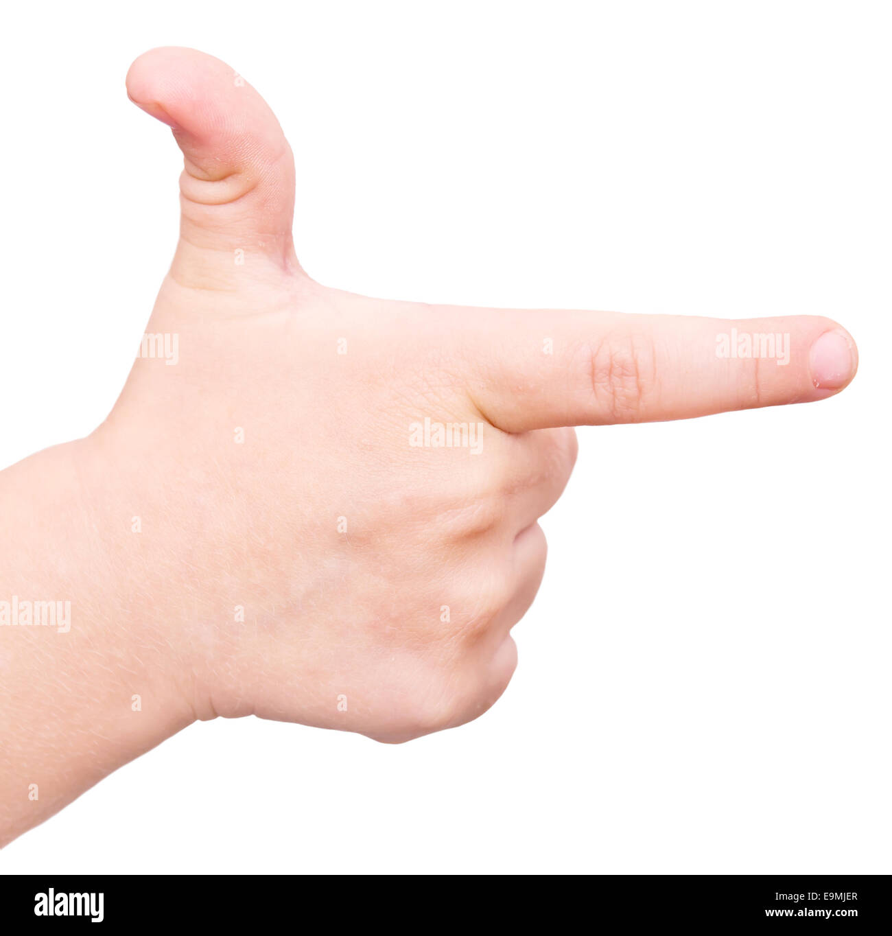 gesturing baby hand isolated on white background Stock Photo - Alamy