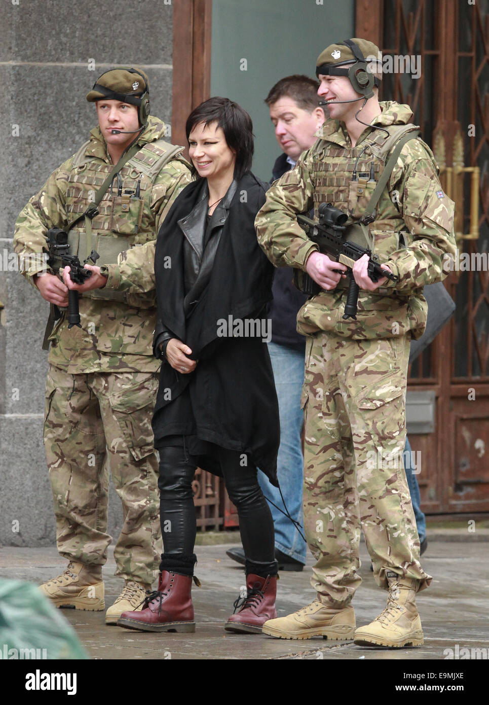 Cast shoot scenes for 24 Live Another Day in central London Featuring ...