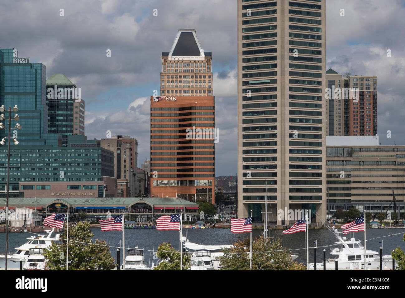 Baltimore city flag hi-res stock photography and images - Alamy